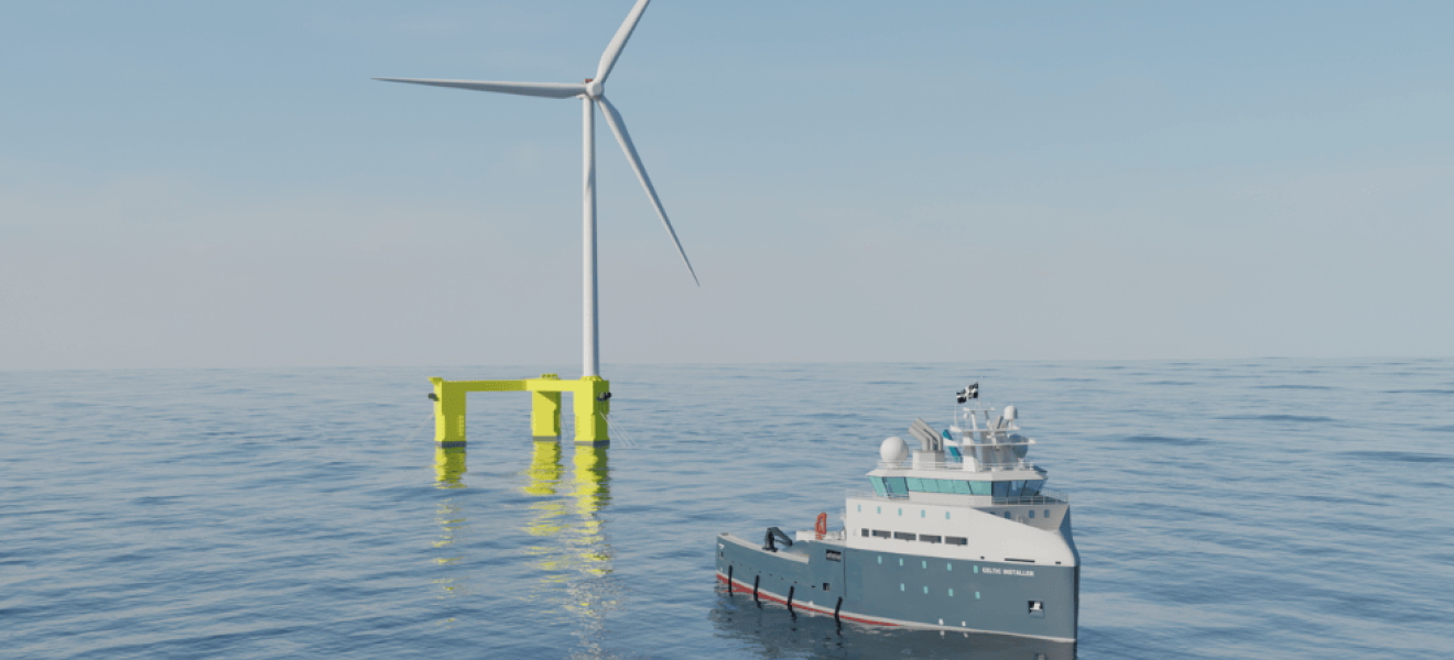 Next-Generation Floating Wind Installation Vessel Concept Revealed | South West Tech Daily